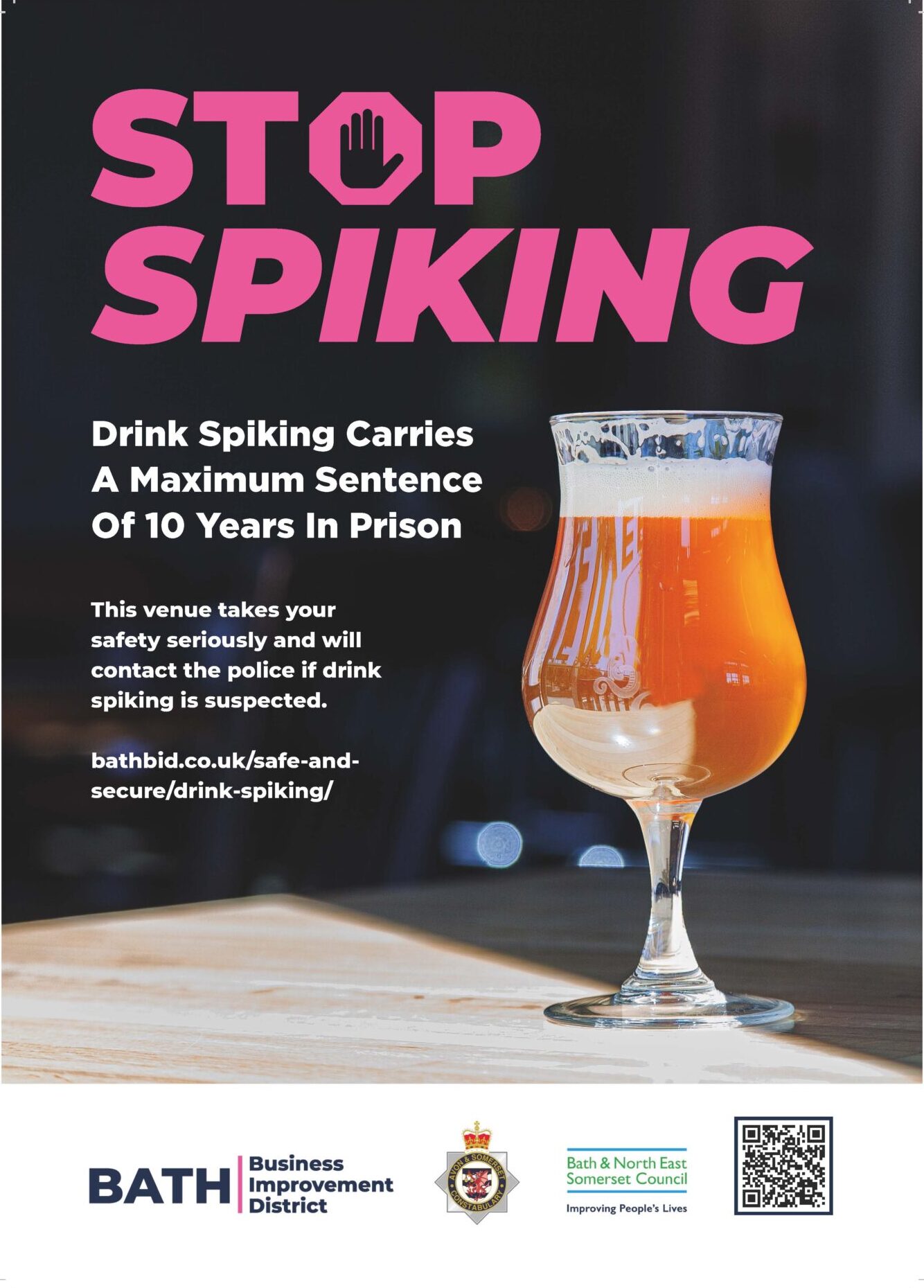 Stop Spiking Campaign - Bath Business Improvement District