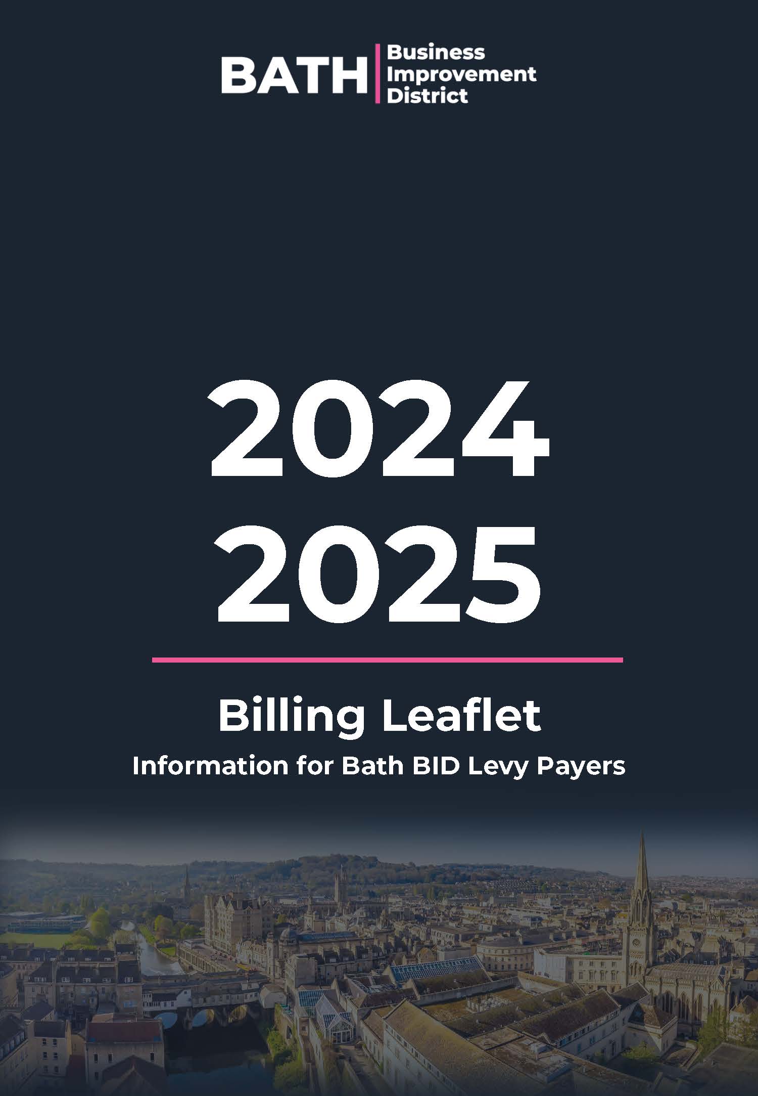 Billing Leaflet 2024/2025 - Bath Business Improvement District